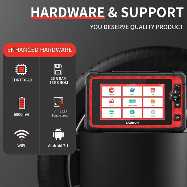 [ Global Version ] LAUNCH X431 CRP919E Full System Car Diagnostic Tools with 31+ Reset Service ...
