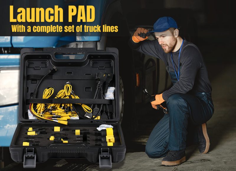 LAUNCH X431 PRO5 Car Diagnostic Tools with Heavy Duty Truck Software ...